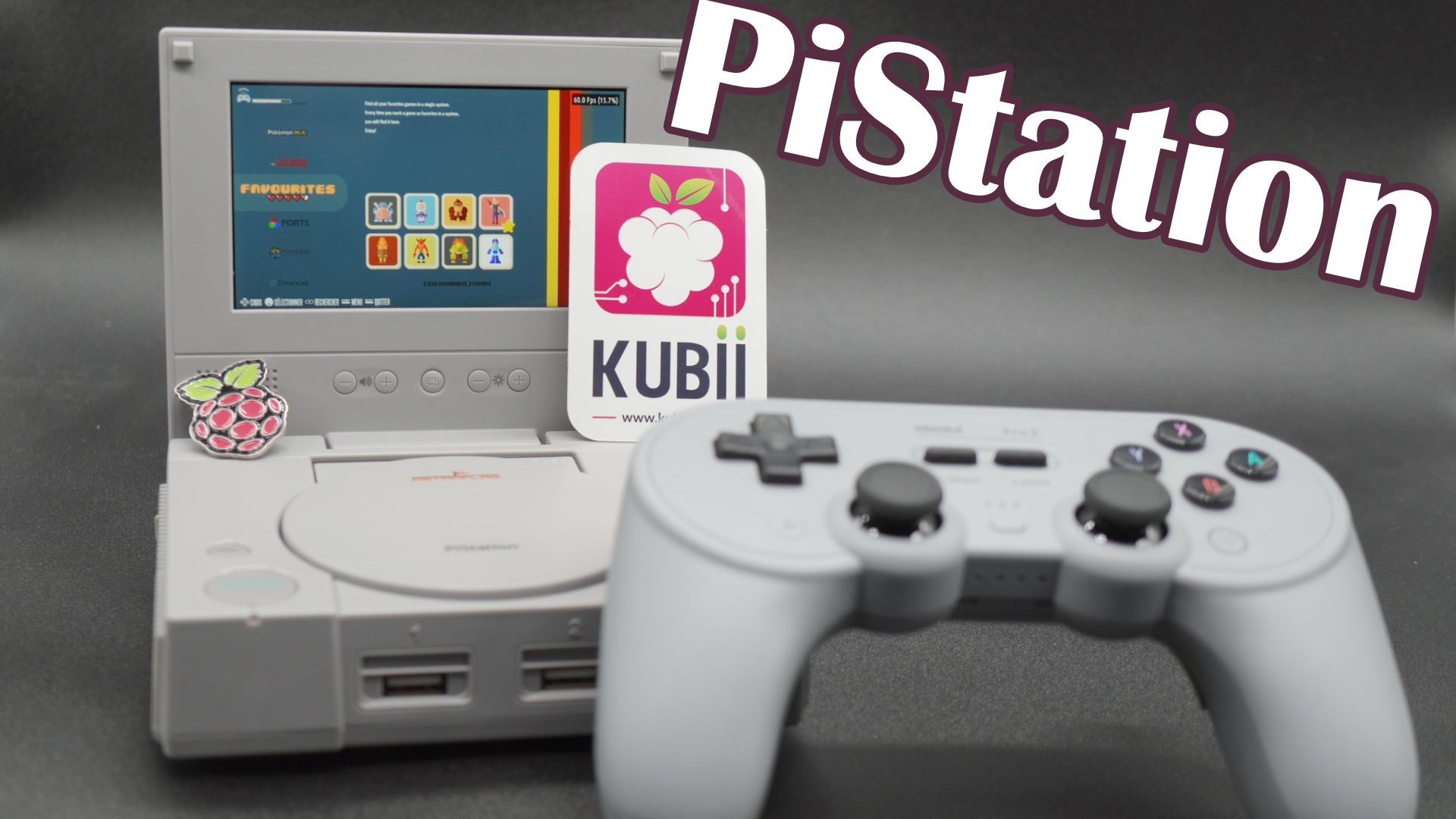La véritable PlayStation Mini ! - Kit PiStation Prestige RecalBox - Ft ...